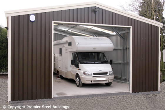 Premier Steel Building- Garage kit,Camper Van,Metal shed, workshop ...